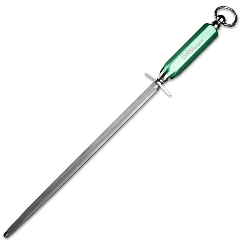 Boost Sharpening Steel Micro Fine 12" Green Color (BKS-12GR) – Gearevo ...