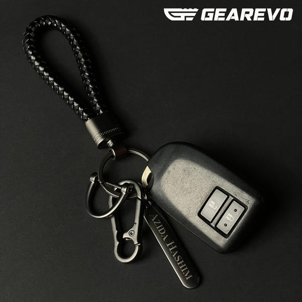 Personalize Stylish & Modern Keychain with Custom Engraving - Gearevo ...