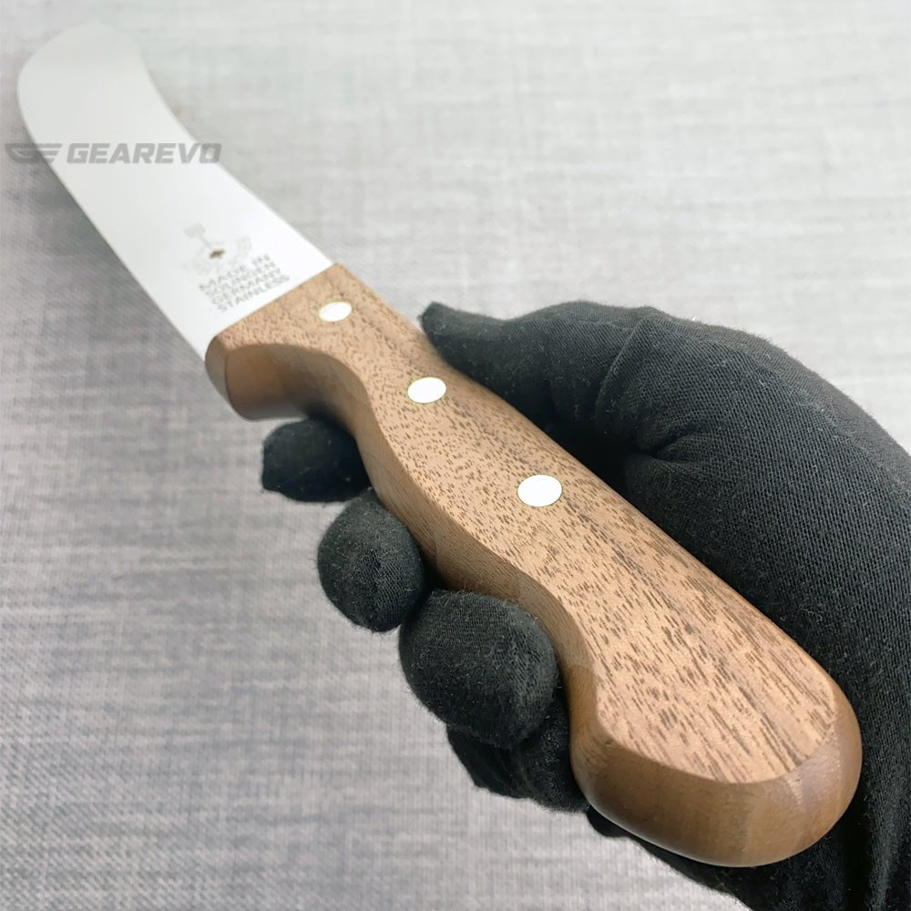 F. Herder 10" Bullnose Knife Walnut Wooden Handle (0347-26,00 ...